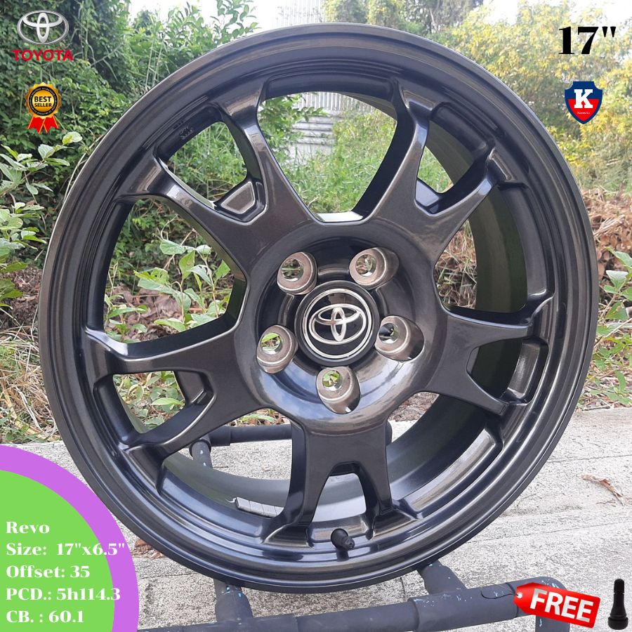 ล้อแม็กแท้ Toyota revo gr sport ขอบ 17 ราคาต่อวง 1780บาท ขายยกชุด4วงไม่ ...