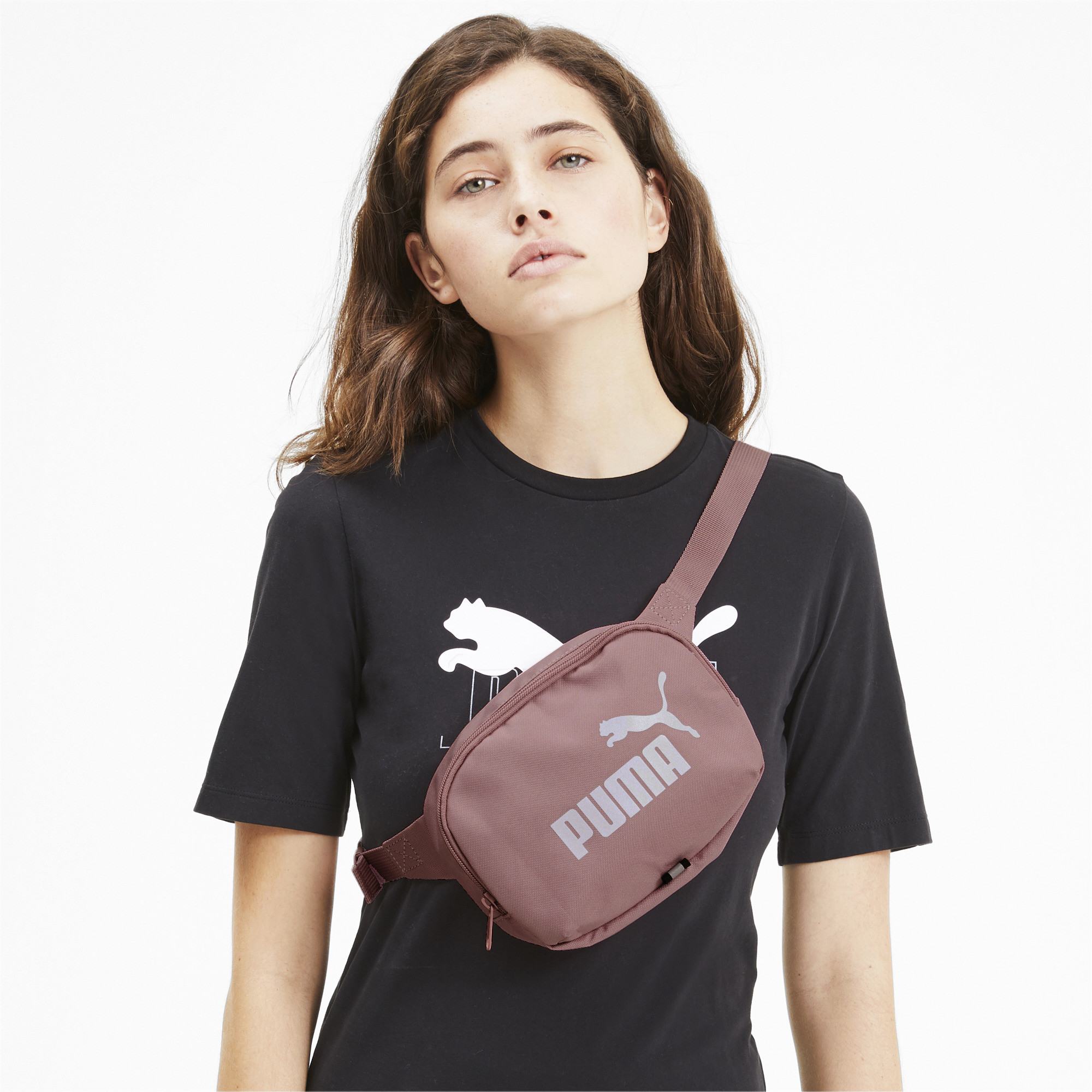 PUMA BASICS - กระเป๋าคาดเอว Phase สีชมพู - ACC - 07690844 - PUMA - ThaiPick