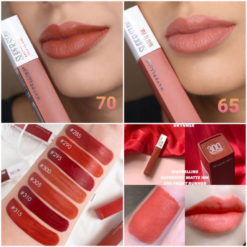 WFHไม่หยุดสวย ค่าส่งถูก ลิปสติก Maybelline Superstay Matte Ink มีสีใหม่ ...