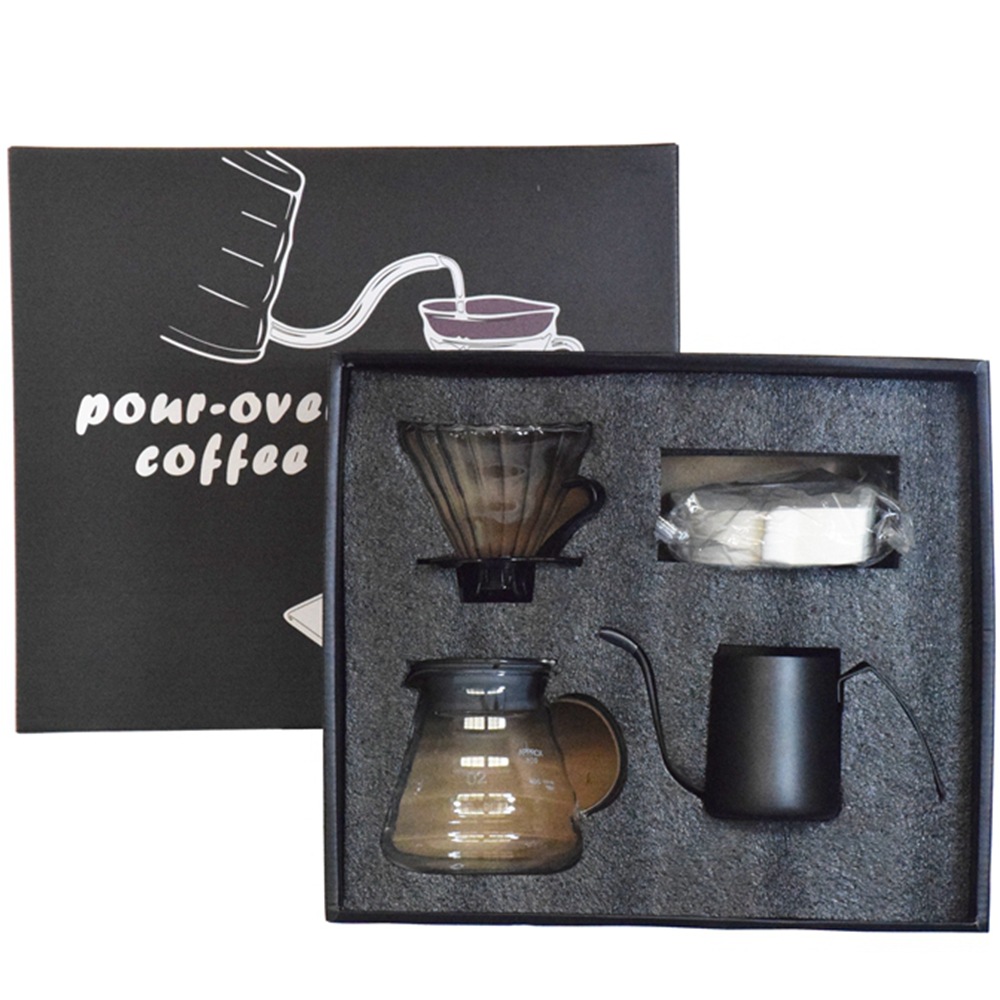 Hand Drip V60 Coffee Maker Gift Box Set Outing Portable Brew Coffee Pot ...