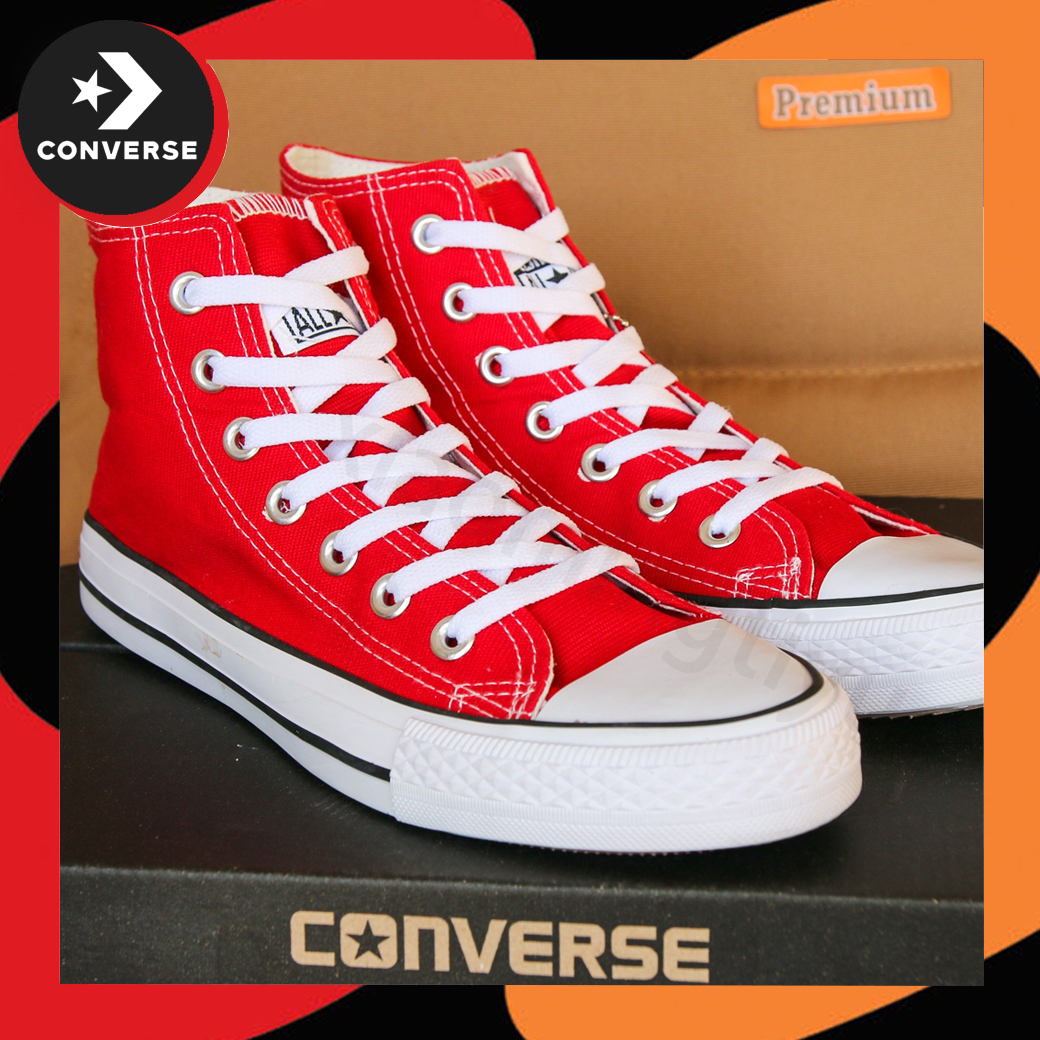 Converse All Star (Classic) ox - รุ่นฮิต สีแดง รองเท้าผ้าใบ คอนเวิร์ส ...