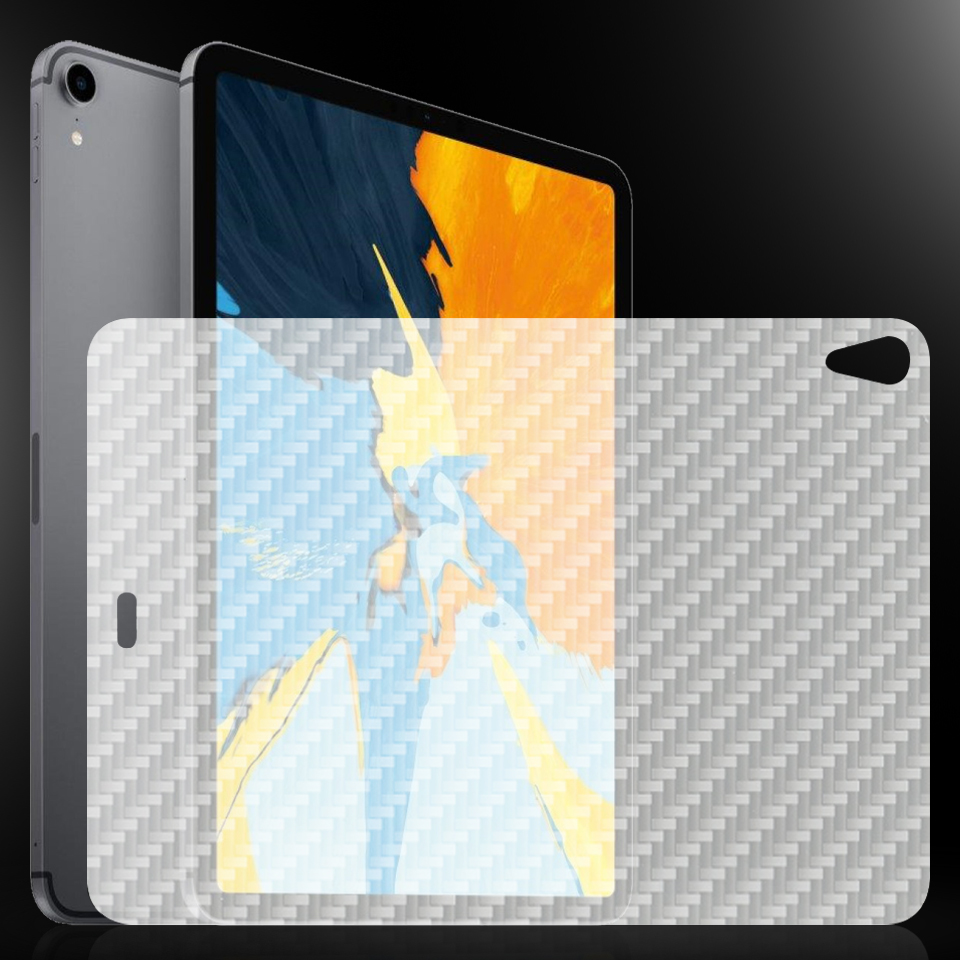 [Popor] ฟิล์มกันรอยหลังเครื่อง ลายเคฟล่า ไอแพด โปร11 (2018) Kevlar Back ...