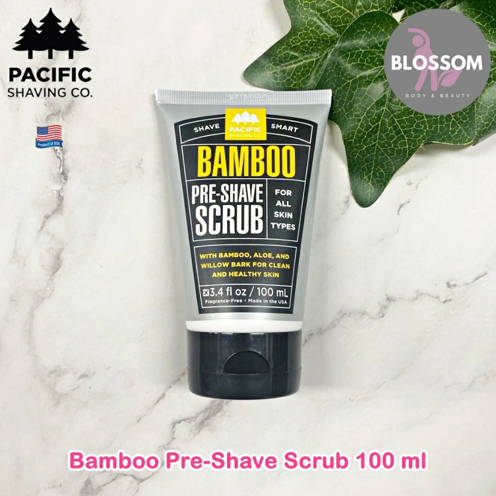 Pacific Shaving Co. - Bamboo Pre-Shave Scrub 100 ml สคลับ ขัดผิว ทำความ ...