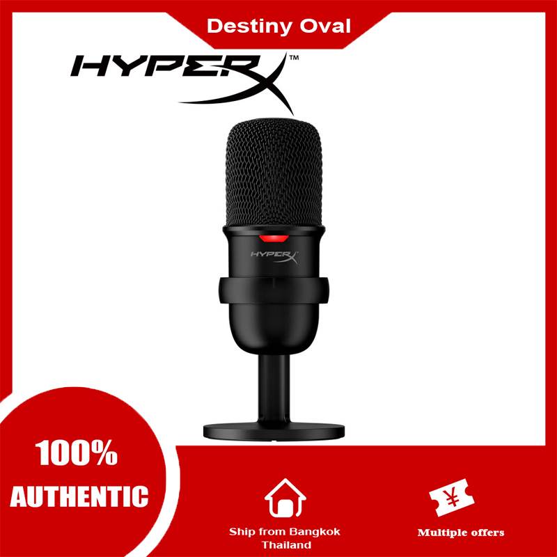 HyperX Solocast USB Condenser Gaming Microphone รองรับ PC PS4 Mac ...