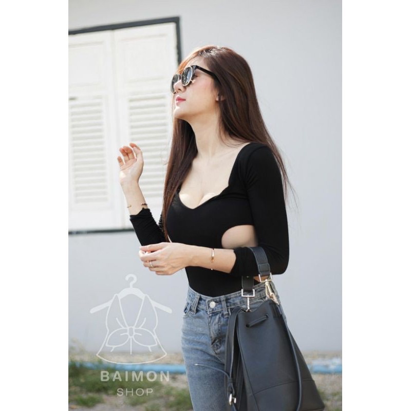 Hanaz Shop???????? บอดี้สูท แขนยาวเว้าเอว ‼️ผ้าหนาพิเศษ‼️BODYSUIT หนุ่ม ...