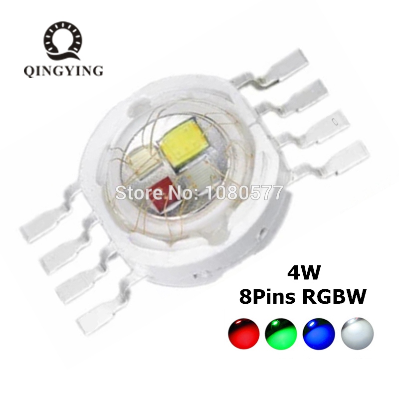 10-50pcs High Power RGB LED RGB RGBW RGBWY RGBWYV 3W 4W 15W 18W molding ...
