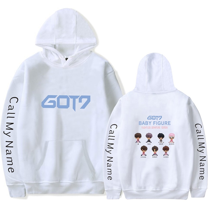 HOT★ Loose Hoodies Got7 Korean Kpop Cute Sweatshirts Streetwear Popular ...