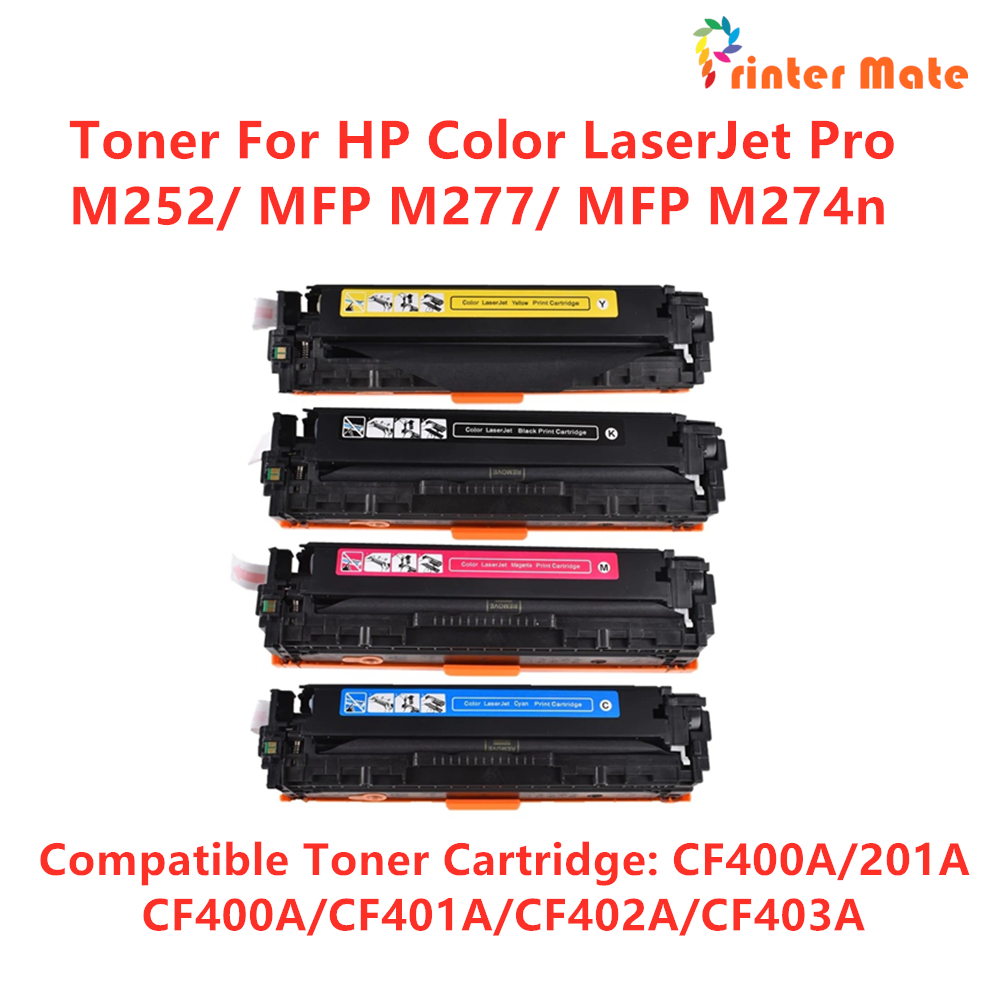 หมึกเลเซอร์ HP 201 CF400A สีดำ/Canon Cartridge 045/HP Color LaserJet ...