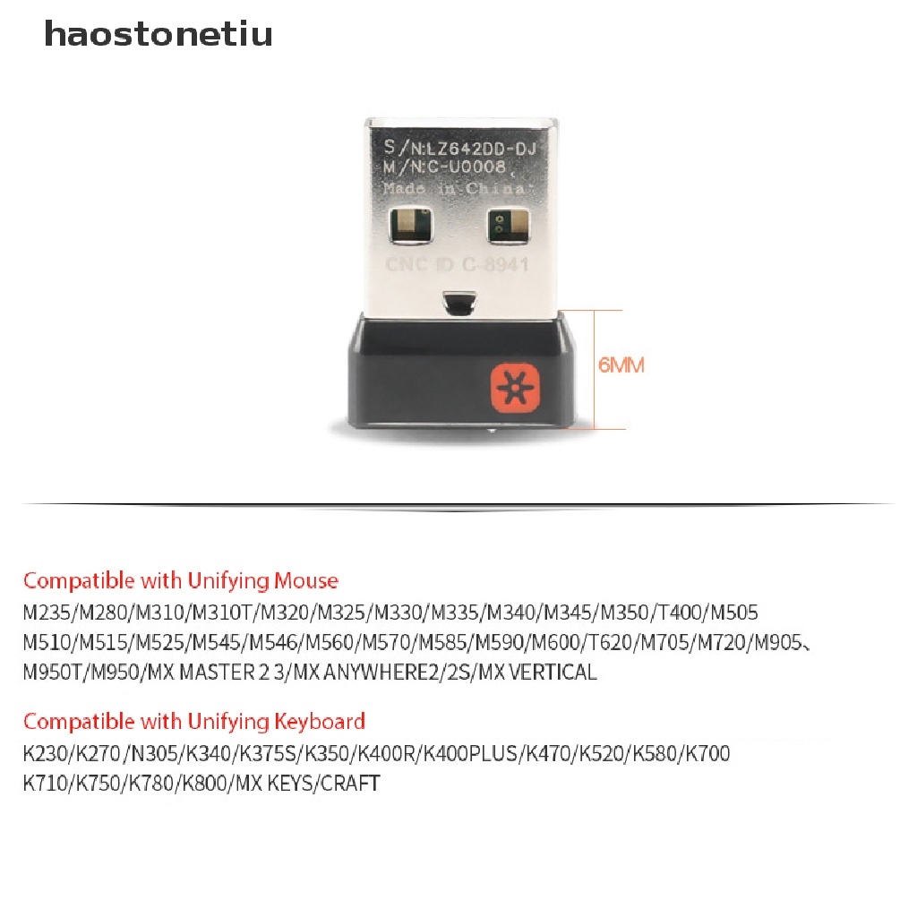 【Ready Stock】 TIU Wireless Dongle Receiver Unifying USB Adapter for ...