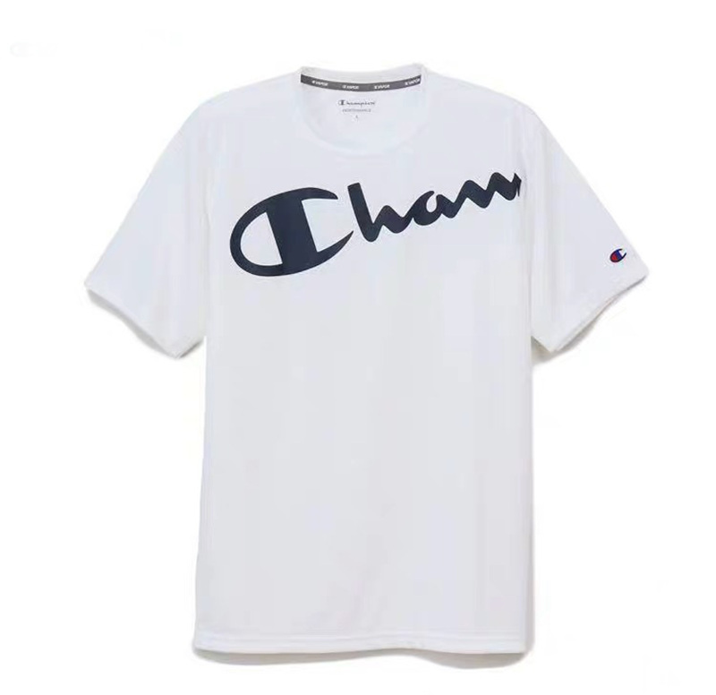 Champion 2020ss Japanese Edition Limited chest Diagonal LOGO พิมพ์เสื้อ ...