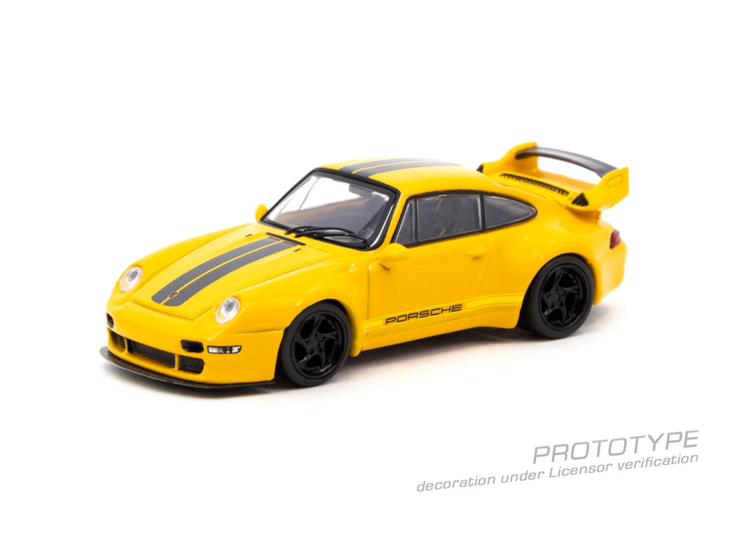 Tarmac Works 164 HOBBY64 993 Remastered By Gunther Werks Yellow ...