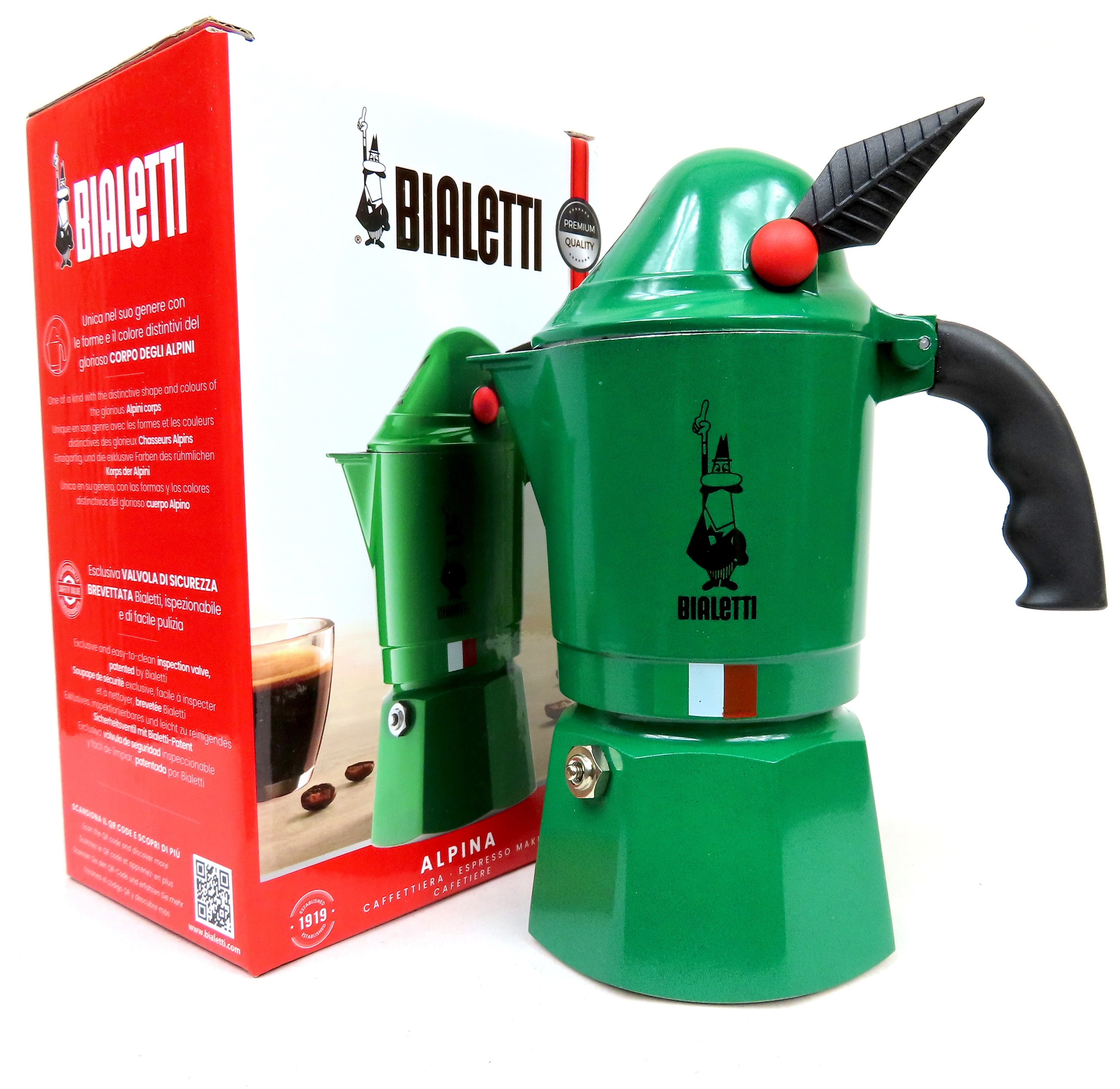 Bialetti Alpina Moka Express 3 ถ้วย Moka Pot 3 cup | Lazada.co.th
