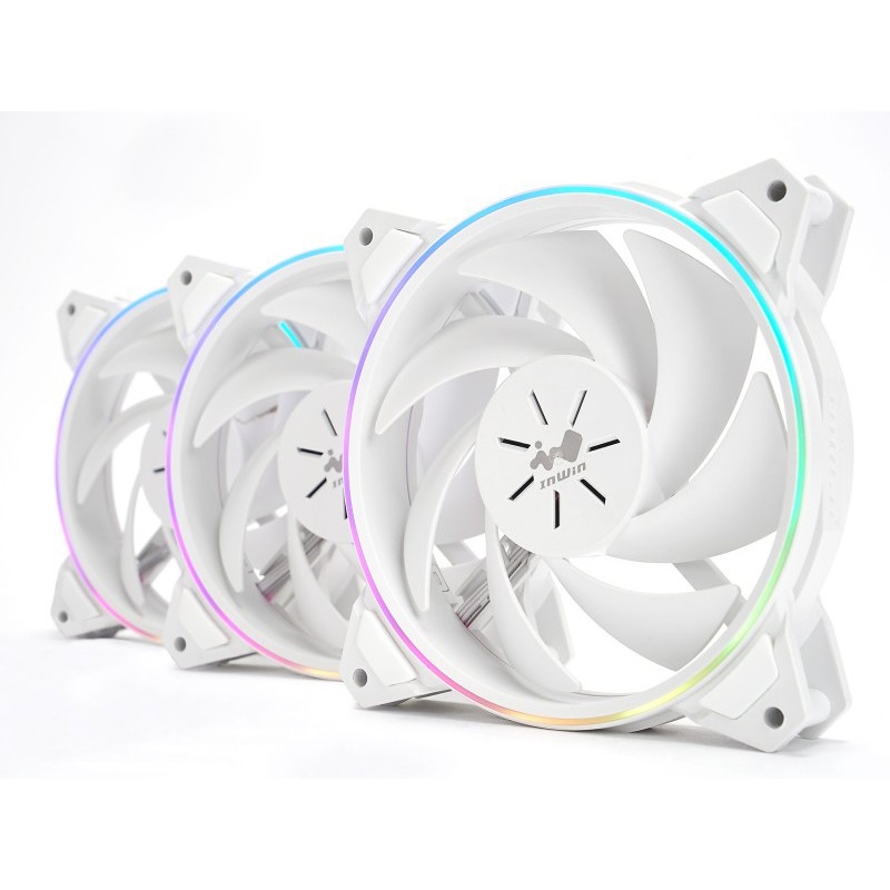 InWin Sirius Pure ASP120 120mm PWM Fan Case 3 in 1 Kit ARGB WHITE พัดลม ...