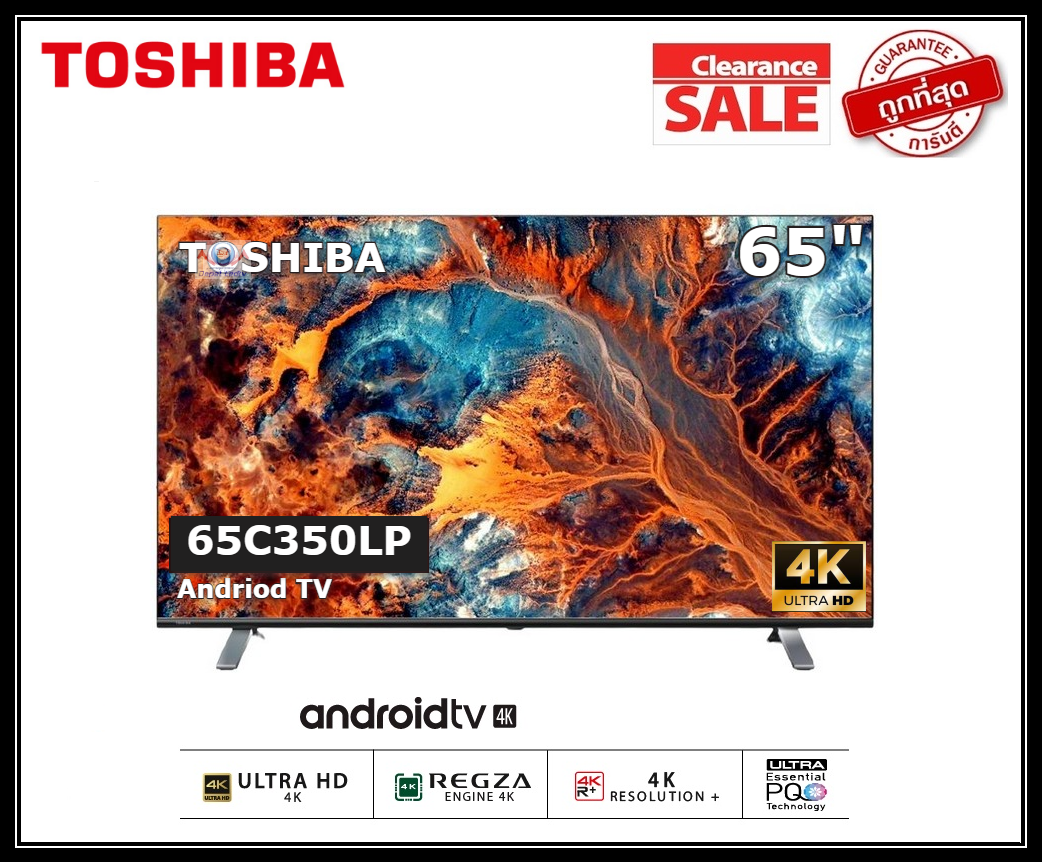 Toshiba 65 นิ้ว 65C350LP 4K Android TV Ultra HD HDR10 Wifi Smart TV ...