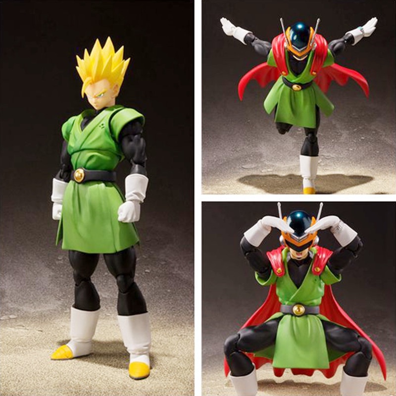 [ส่งฟรี] โมเดล SHF Saiyan Zamas Broly Dark Goku Vegeta Cloth สูง 15 cm ...