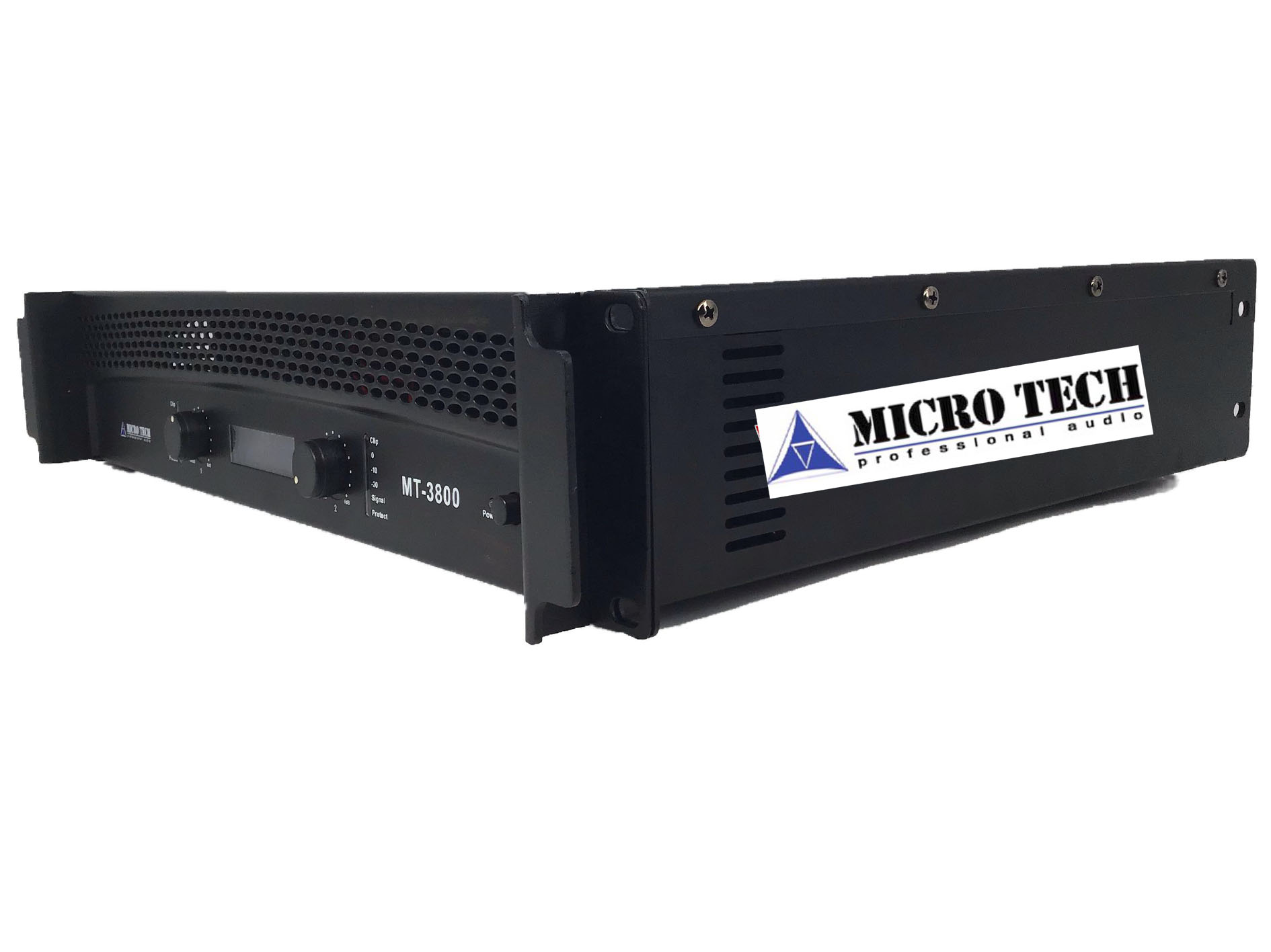 MICRO TECH รุ่น MT-3800 เพาเวอร์แอมป์เครื่องขยายเสียงทรงพลัง 2CH (750w ...