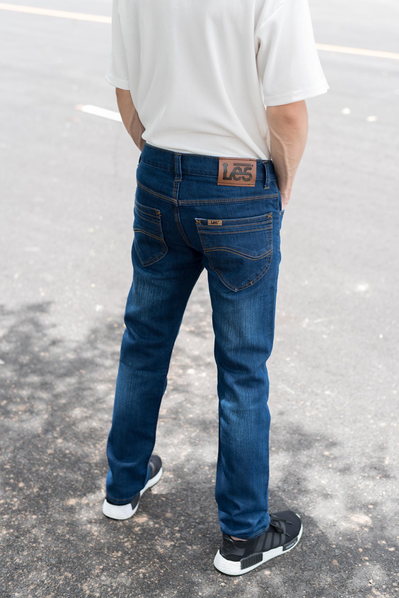 MTE กางเกงยีนส์สีกรมผ้ายืด ผู้ชาย ทรงกระบอก เป้าซิป รุ่น LF507/2 สินค้า ...