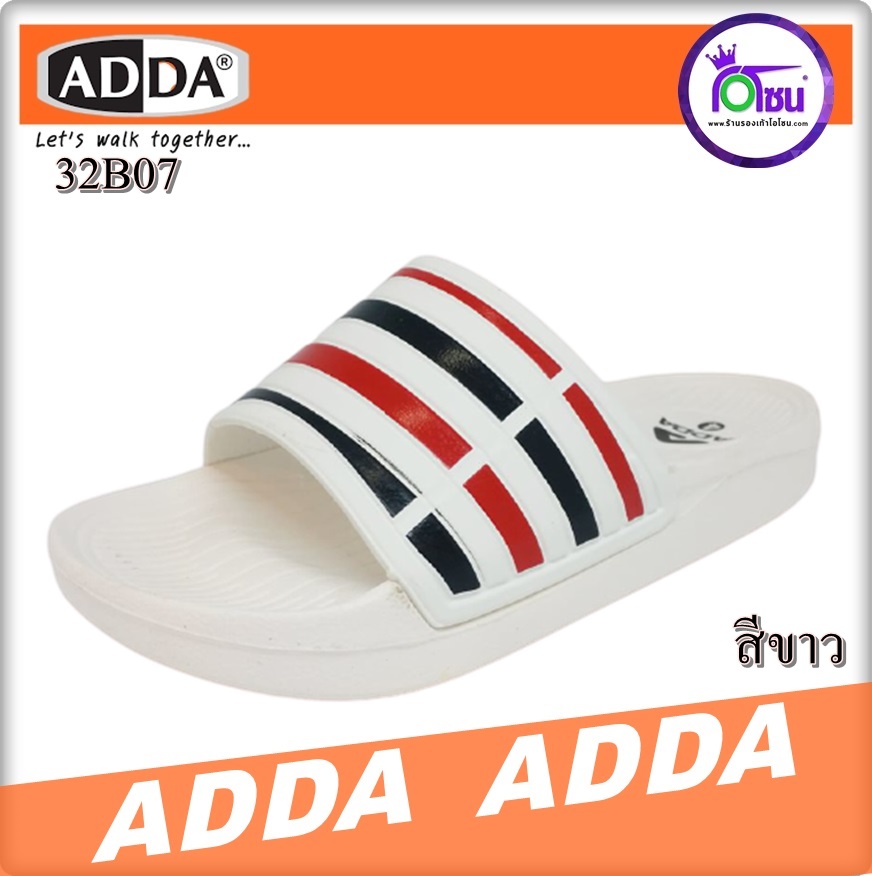รองเท้าแตะ ADDA แอ๊ดด้า รุ่น 32B07 สวมลายอดิดาส - Ozone_shoes - ThaiPick