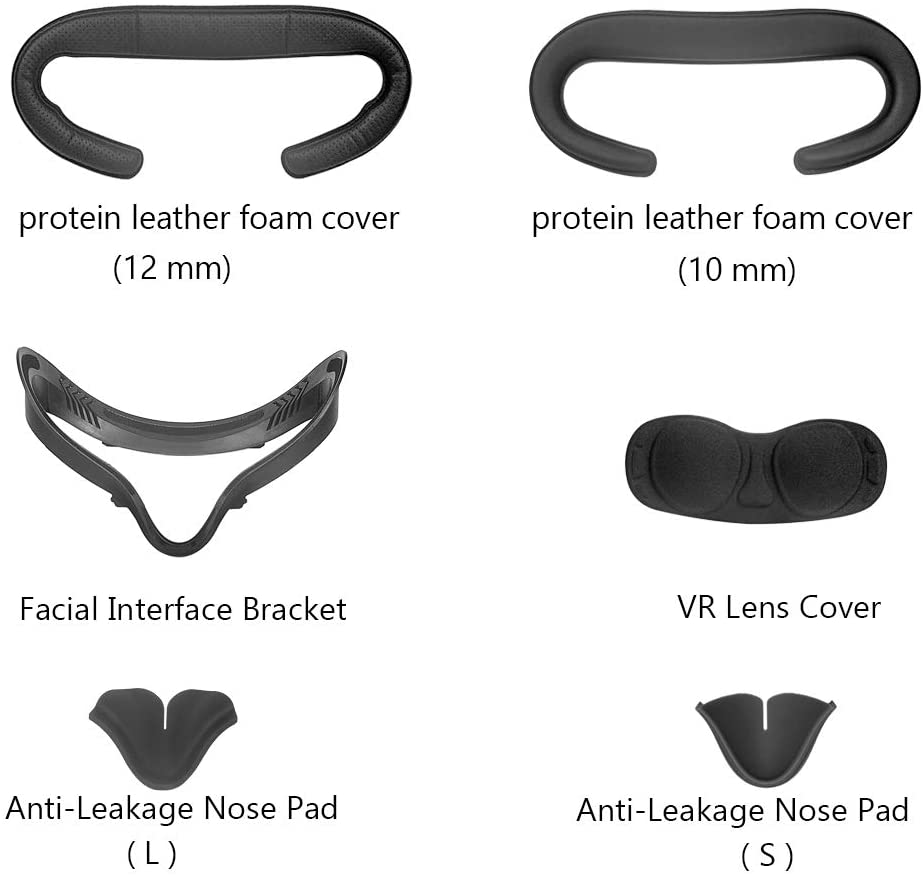 Dual Fan Air Circulation Mask for Oculus Quest 2 Active Air Fan No Fog ...