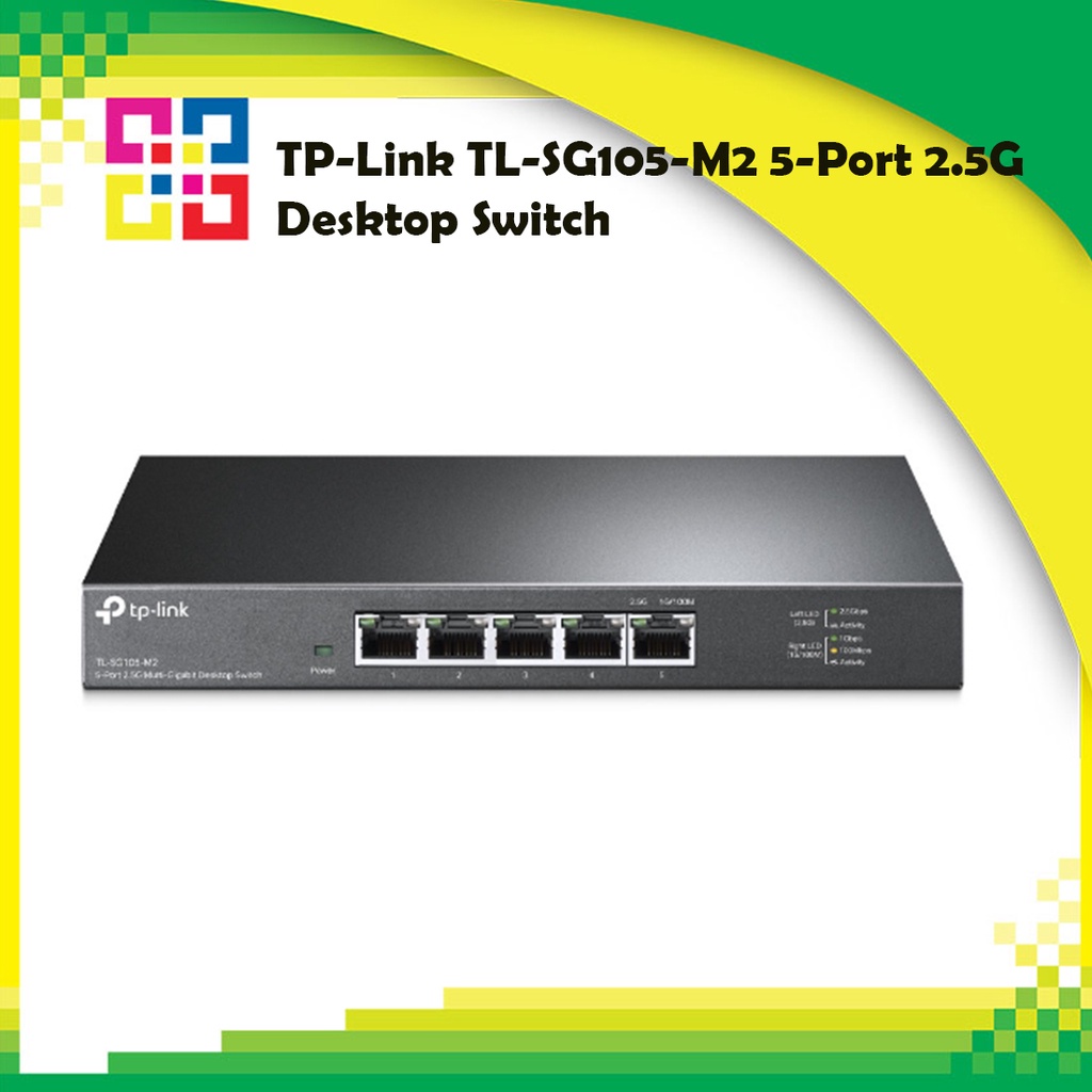 TP-Link TL-SG105-M2 5-Port 2.5G Desktop Switch | Lazada.co.th