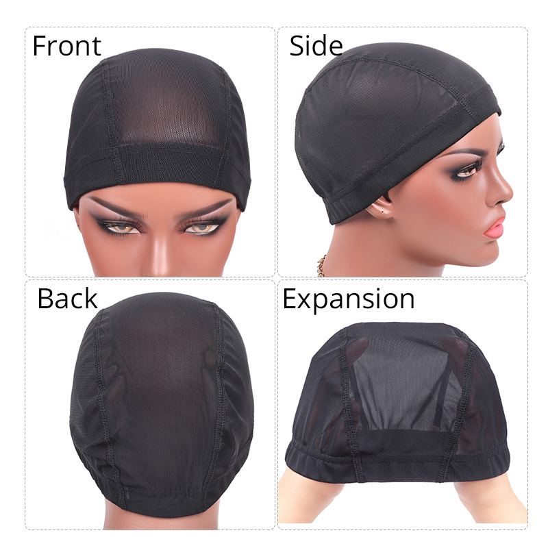 Nunify SML Spandex Mesh Dome Wig Cap Easier Sew In Hair Stretchable ...
