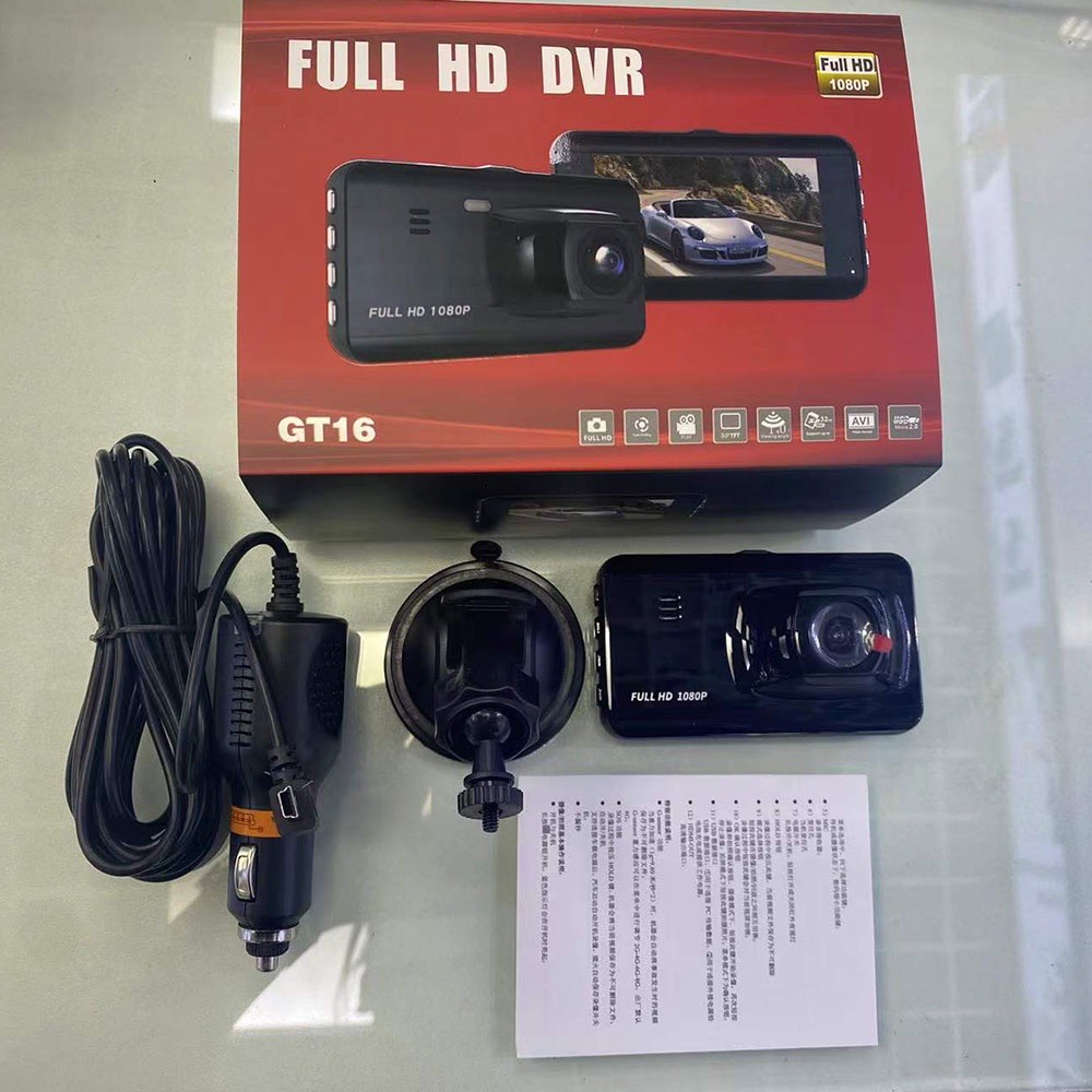 GT16 ใหม่ล่าสุด 2022กล้องติดรถยนต์ Vehicle BlackBox DVR FULL HD 1080P ...