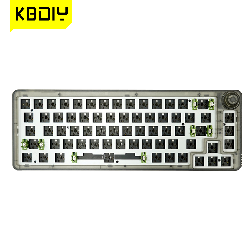 KBDiy TM680 Knob Hot Swap Mechanical Keyboard Kit Wireless Bluetooth 3 ...