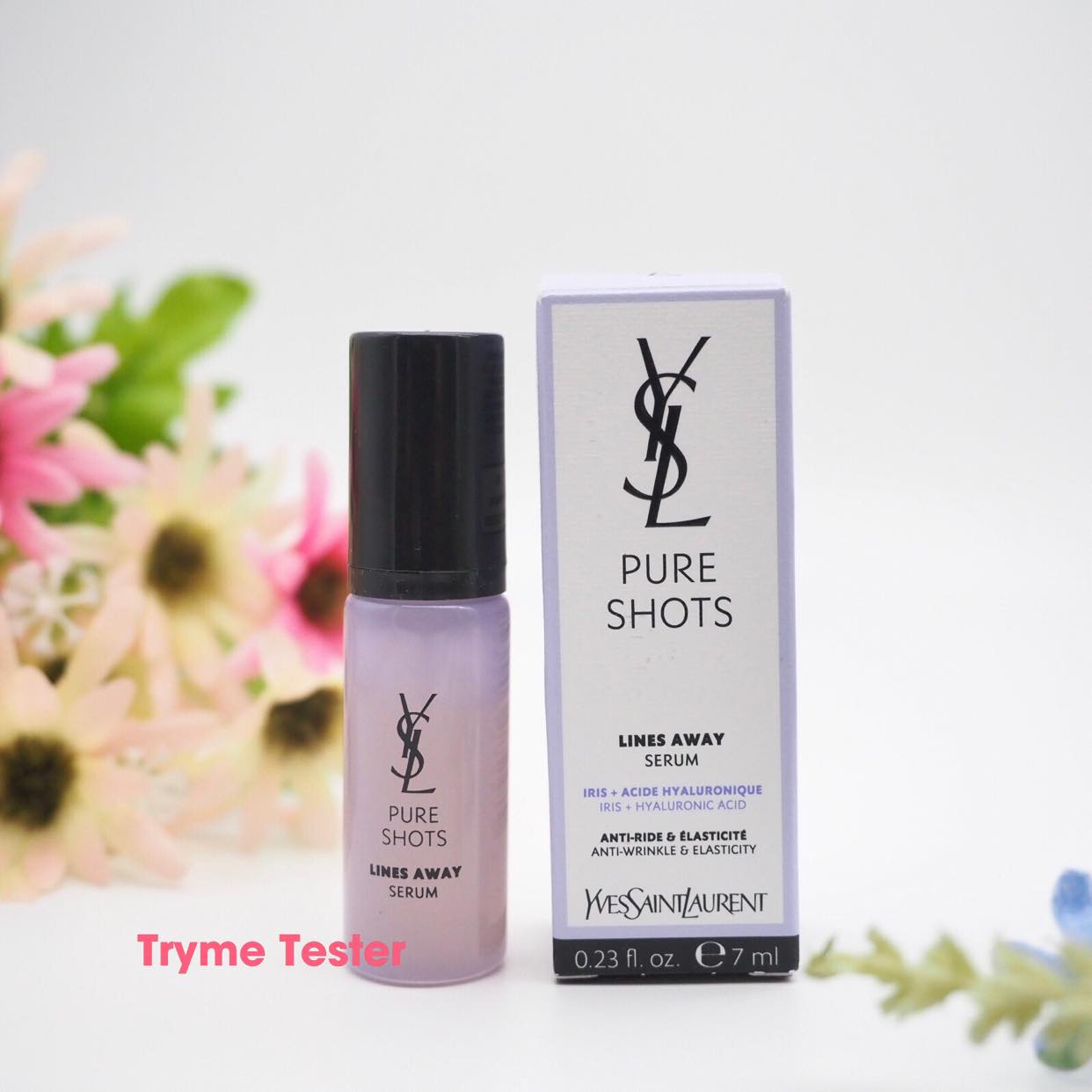 ฉลากไทย YSL Pure Shot Light up serum and Lines Away serum 7ml. | Lazada.co.th