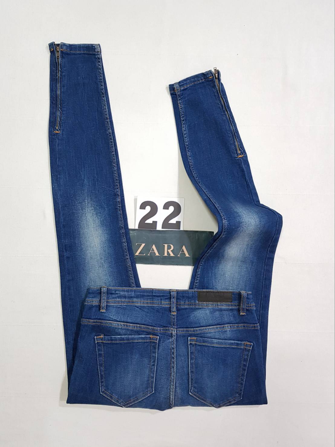 22.ZARA TRAFALUC ZIP Eu38 เอววัดจริง 28 - Jeans_dee - ThaiPick