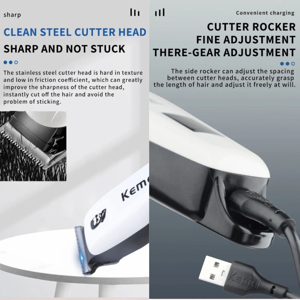 KM-PG 232 Professional Trimmer with 120 min Runtime 4 Length Settings ...
