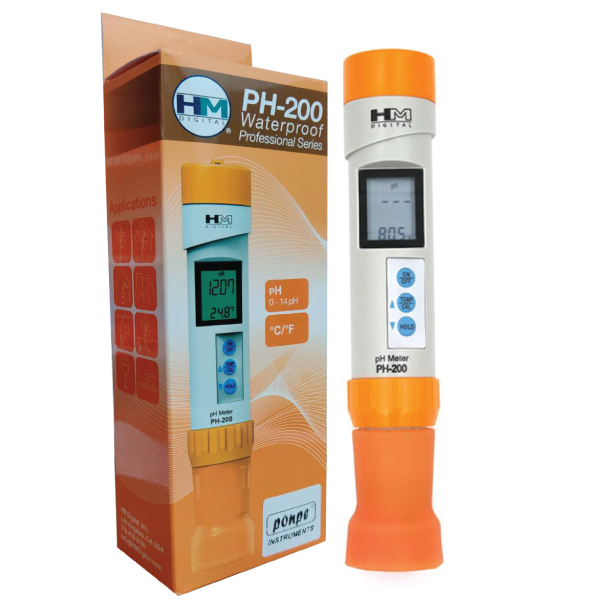 HM DIGITAL / PH-200 เครื่องวัดกรดด่าง pH/Temp Meter - Protronics - ThaiPick