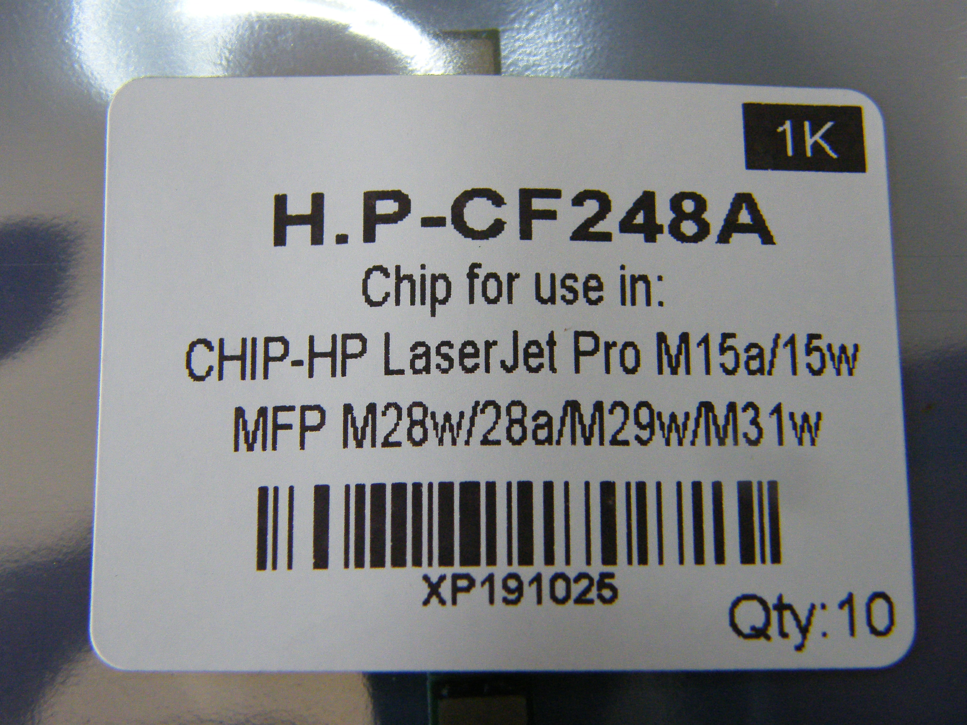 ชิปตลับหมึก/CHIP TONER CARTRIDGE FOR HP Pro M14a/M15a/M15w/M29a/M29w ...