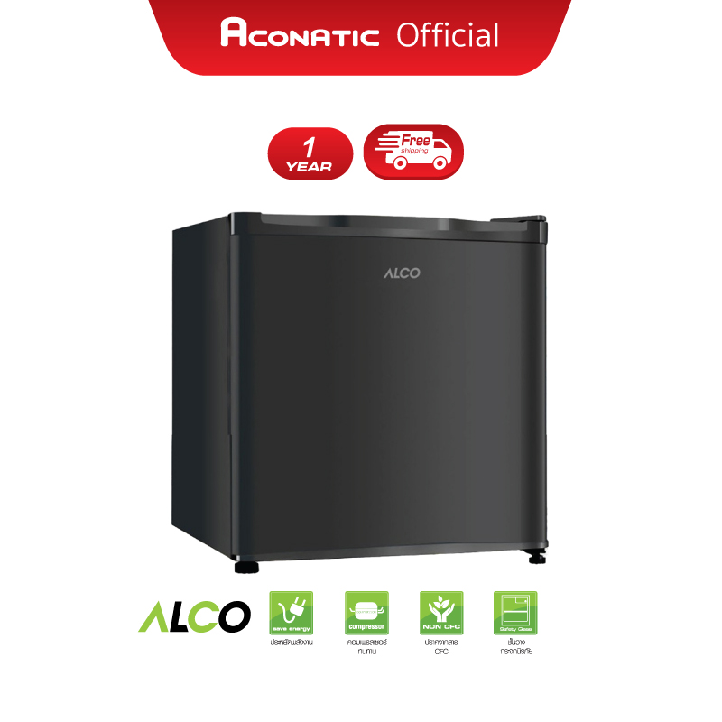 ACONATIC Refrigerator Mini bar ตู้เย็นมินิบาร์ 1.7คิว สีเงิน รุ่น AN ...
