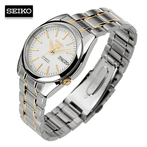Velashop นาฬิกาข้อมือผู้ชายไซโก้ SEIKO 5 Automatic สายแสตนเลส สอง ...