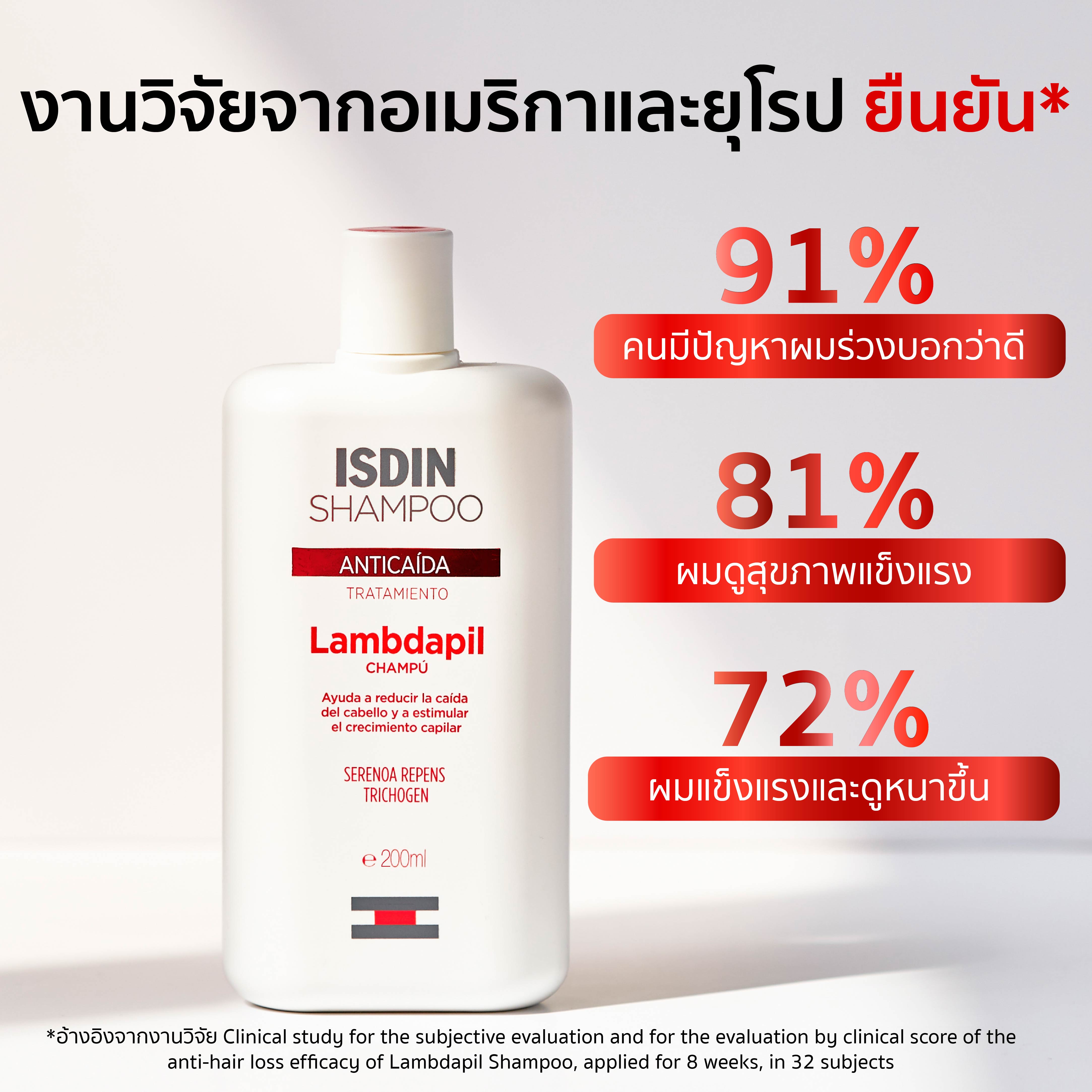 ISDIN LAMBDAPIL ANTI-HAIR LOSS SHAMPOO 200 ML - อีสดิน - ThaiPick