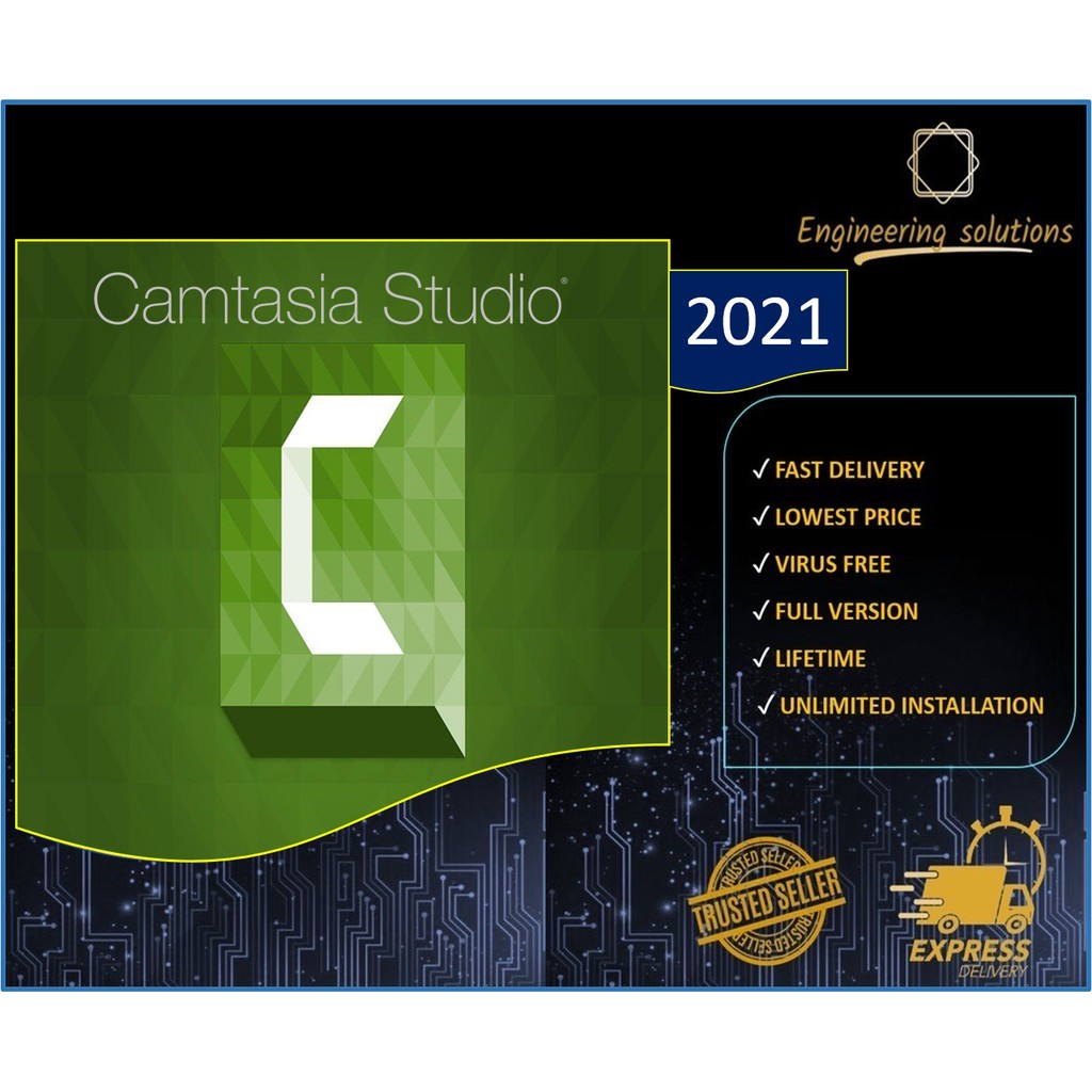 Camtasia Studio 2021.0.1 for Windows | Mac | Lifetime | บริการเก็บเงินปลายทาง | Lazada.co.th