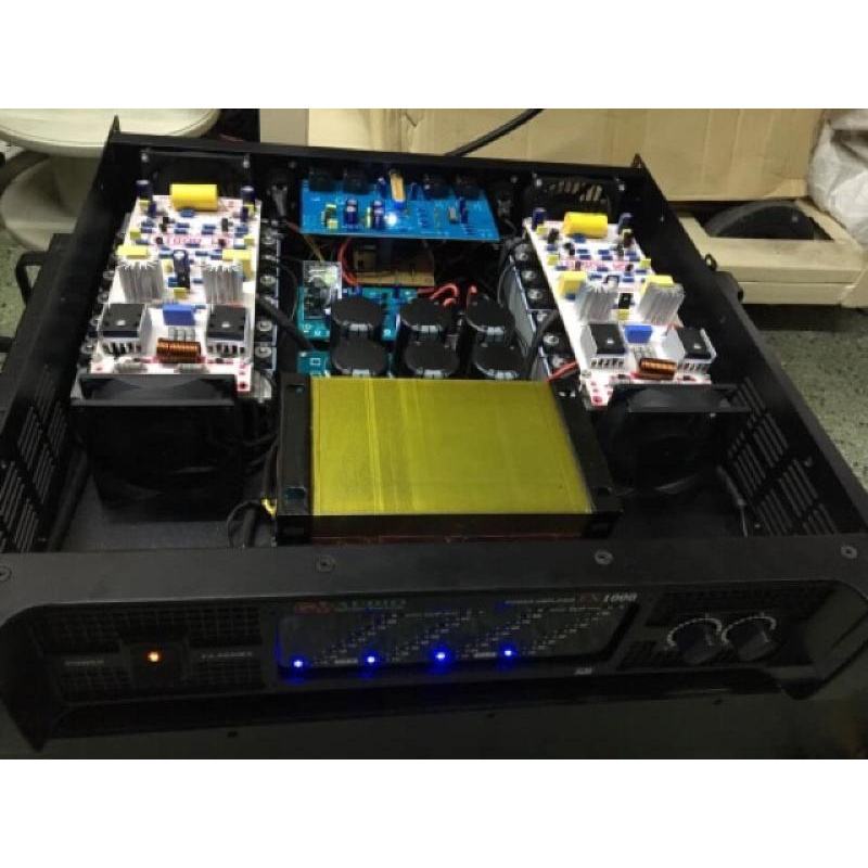 เครื่องขยายเสียง พาเวอร์แอมป์ power amp 600W 1000W 1200W 1600W ขนาด1U ...