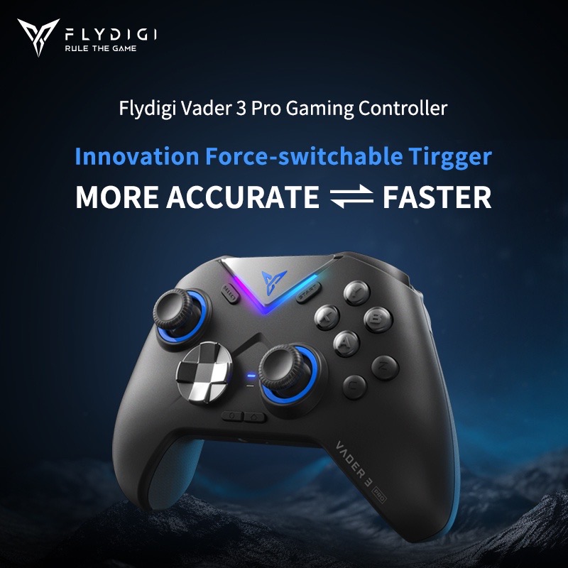 ประกันศูนย์ไทย 1 ปี จอยเกม Flydigi Vader 3 Pro Multi-Platform Controller ปุ่ม Micro Switch จอย ...