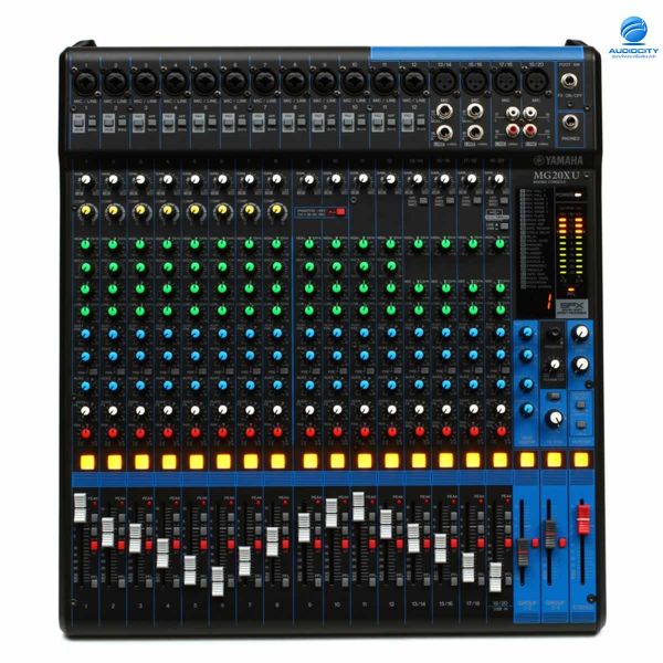 YAMAHA MG20XU มิกเซอร์ 20-Ch. Mixing Console: Max. 16 Mic / 20 Line ...