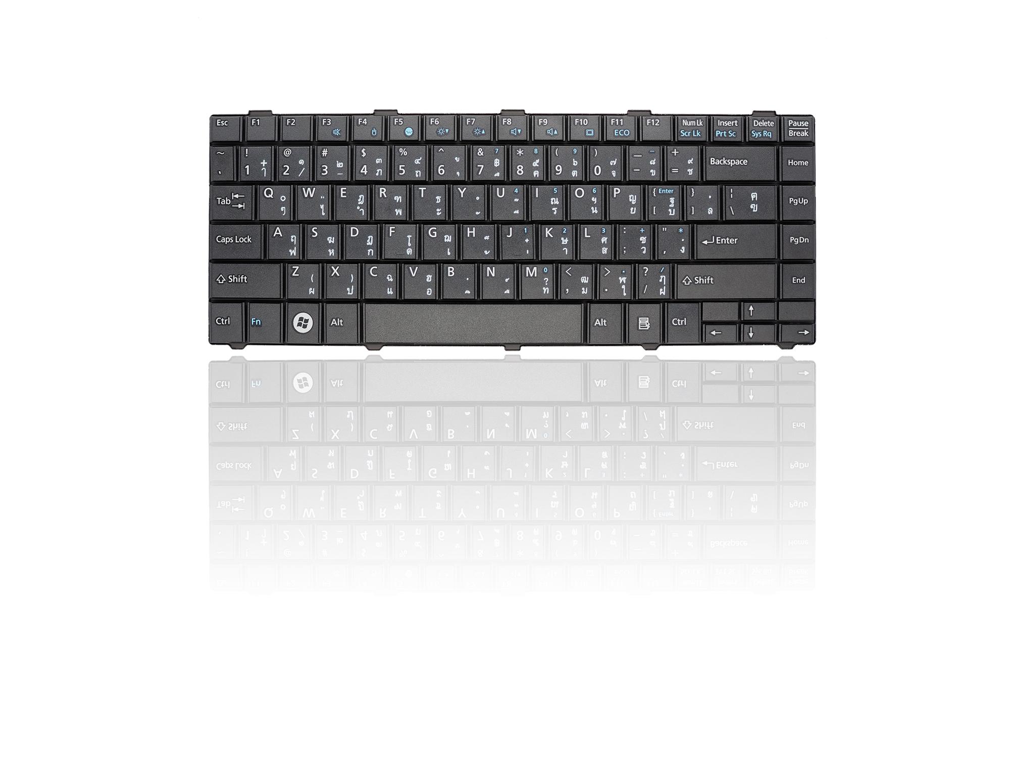 Keyboard FUJITSU 530 สำหรับ Fujitsu LH520 LH530 LH530G (ไทย อังกฤษ ...