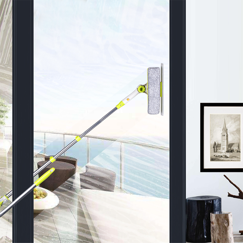 Window Glass Cleaning Tool Brush Double-sided escopic Rod Window ...
