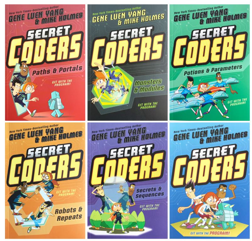 Secret Coders จำนวน 6 เล่ม หนังสือภาษาอังกฤษสำหรับเด็ก ...