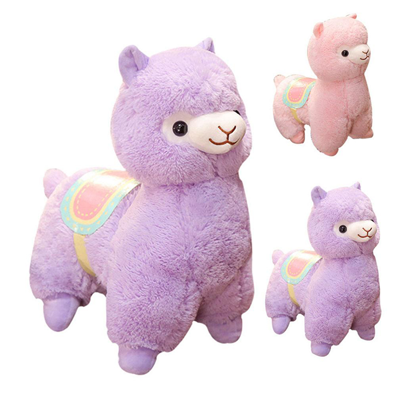 【OG】35cm Rainbow Striped Llama Alpaca Stuffed Plush Doll Xmas Gift ...