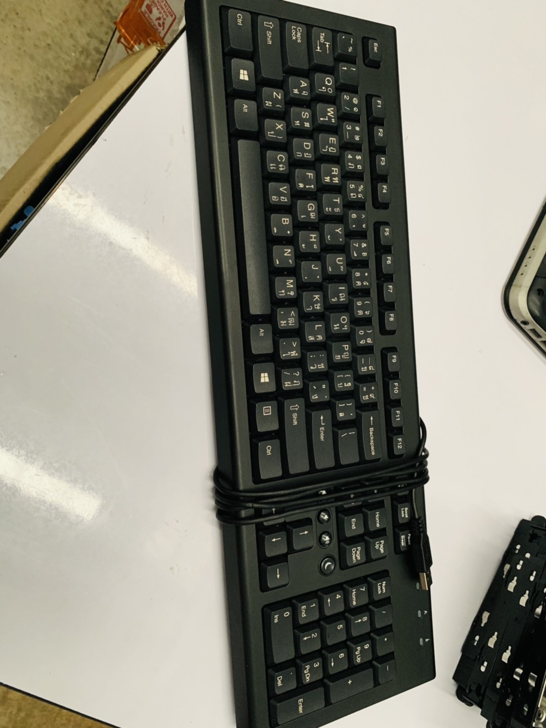 คีย์บอร์ด HP PR1101U USB Keyboard ไทย - อังกฤษ คีย์บอร์ดแบบมีสาย สำหรับ ...