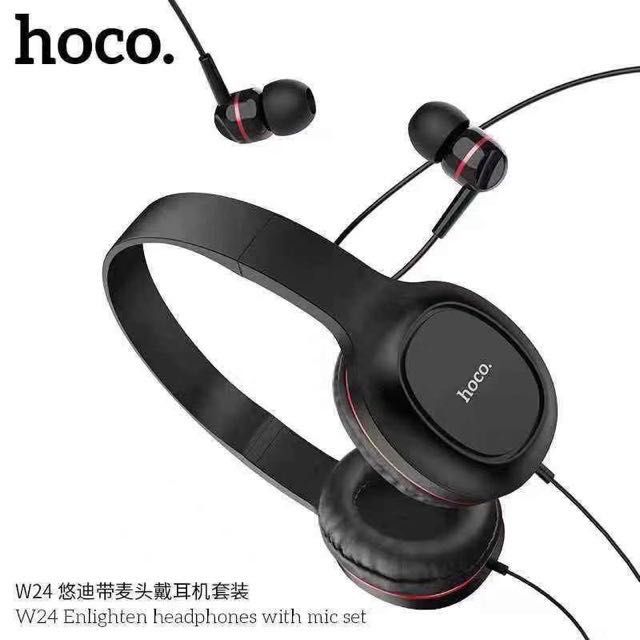 หูฟัง Hoco W21 W24 ของแท้ 100% หูฟังครอบหูพร้อมไมค์ เสียงดี - shop ...