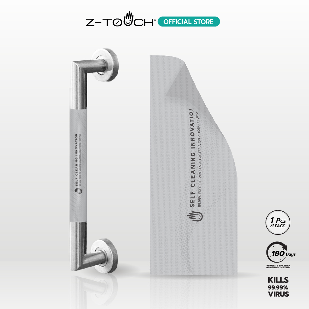 ซีทัช Z-Touch แผ่นฆ่าเชื้อโควิด สำหรับติดประตูแบบดึง - ซีทัช - ThaiPick