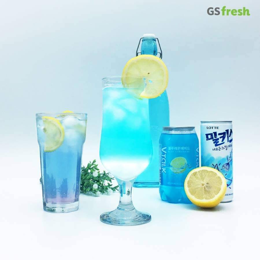 น้ำผลไม้ผสมโซดา 3รสชาติ พีชบลูเลม่อนเลม่อนแบบน้ำตาล0 วีทอร์ค 350ml ...