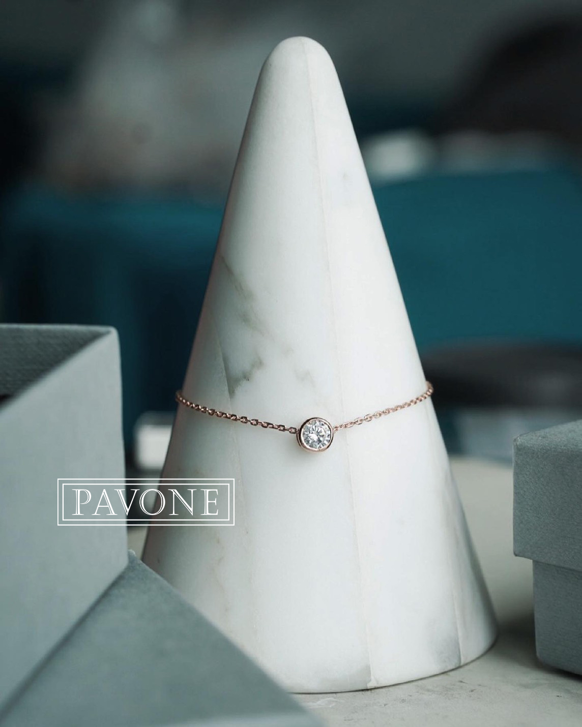 Pavone Jewelry สร้อยข้อมือเงินแท้ ฝังเพชร CZ????เลือกชุบทอง18k / ชุบ ...