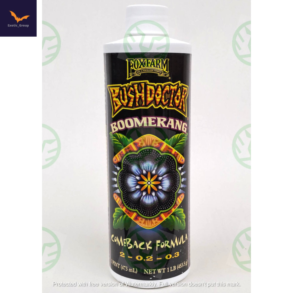 [Ready stcok]⭐⭐⭐⭐ขวดแท้ Bush Doctor Boomerang 473mL FoxFarm Fox Farm⭐⭐⭐ ...
