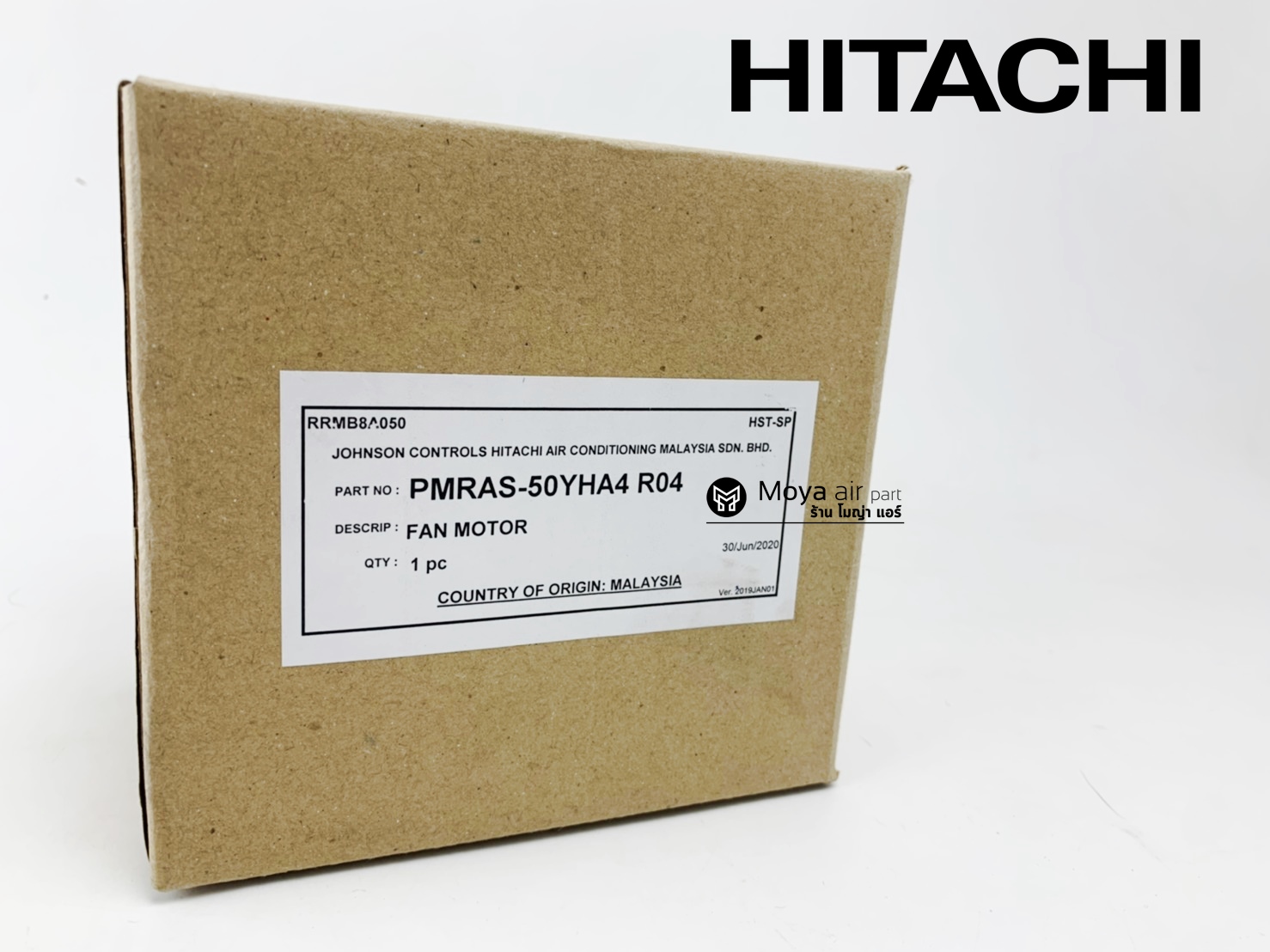 มอเตอร์คอยล์เย็นฮิตาชิ (Hitachi) รหัส PMRAS-50YHA4*R04 สำหรับ RAS-X10CGT ,RAS-DX13CJT และรุ่น ...